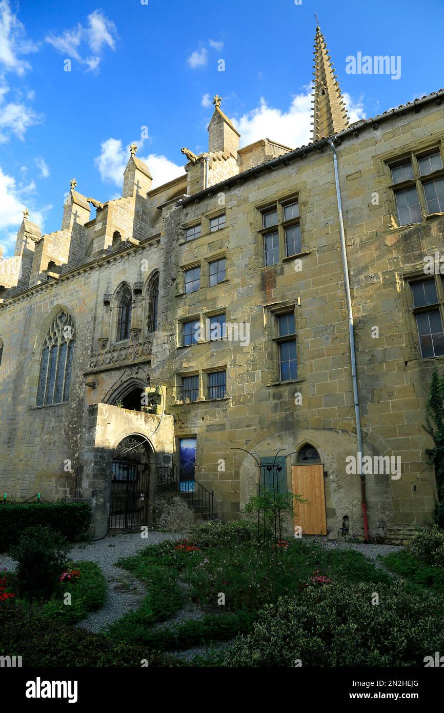 Town of Mirepoix, Ariege, Pyrenees, France Stock Photo - Alamy