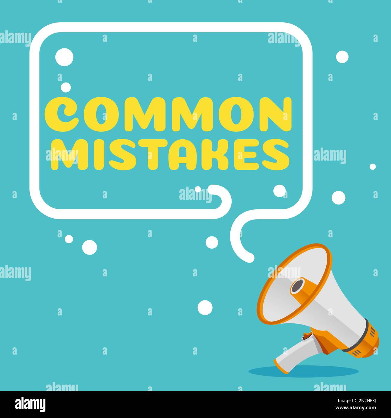 Conceptual Display Common Mistakes Word Written On Actions That Are
