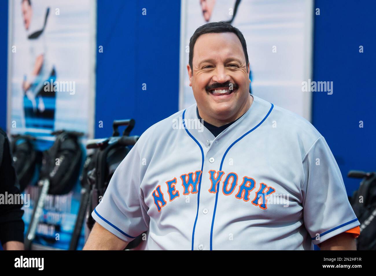 Kevin James attends the premiere of "Paul Blart: Mall Cop 2" at AMC ...