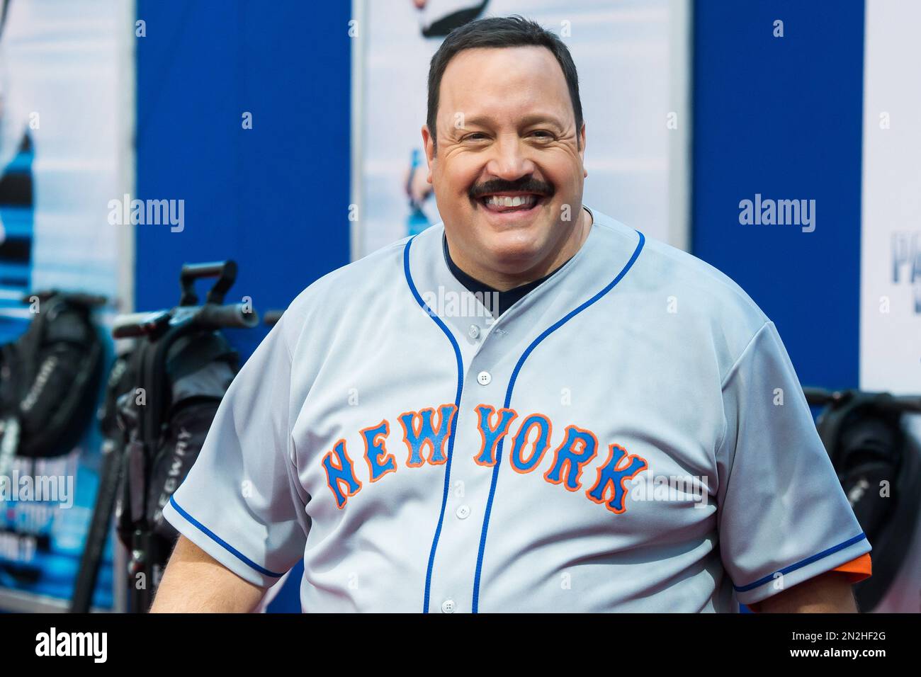 Kevin James attends the premiere of "Paul Blart: Mall Cop 2" at AMC ...
