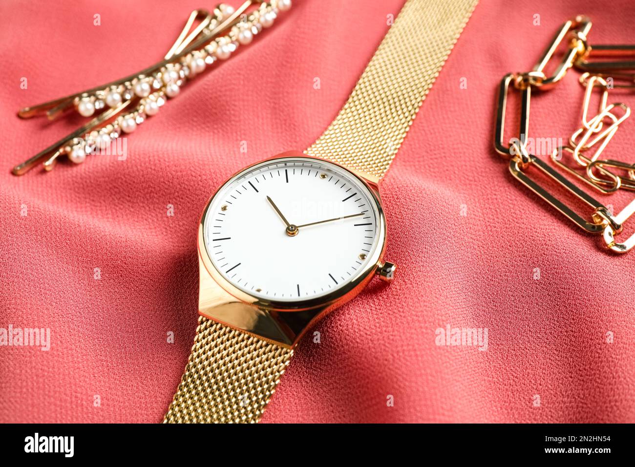 Gold wrist watch nobody hi-res stock photography and images - Alamy