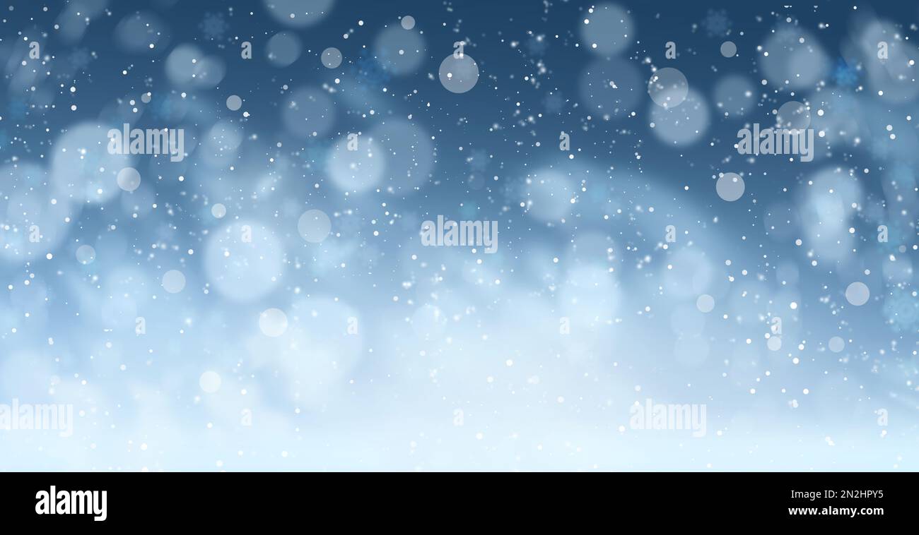 Abstract snowfall hi-res stock photography and images - Alamy