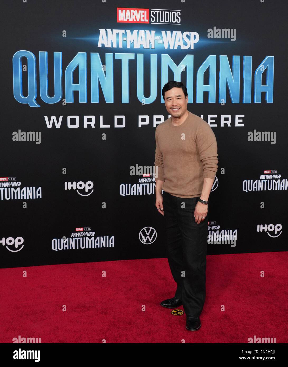 Los Angeles, USA. 06th Feb, 2023. Randall Park arrives at the Marvel Studios' ANT-MAN AND THE ...