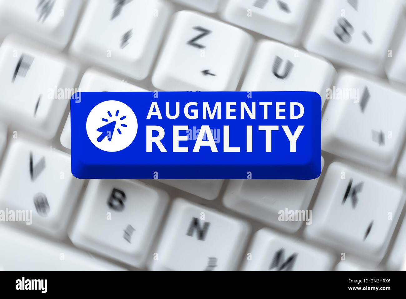 Text showing inspiration Augmented Reality. Word Written on technology ...