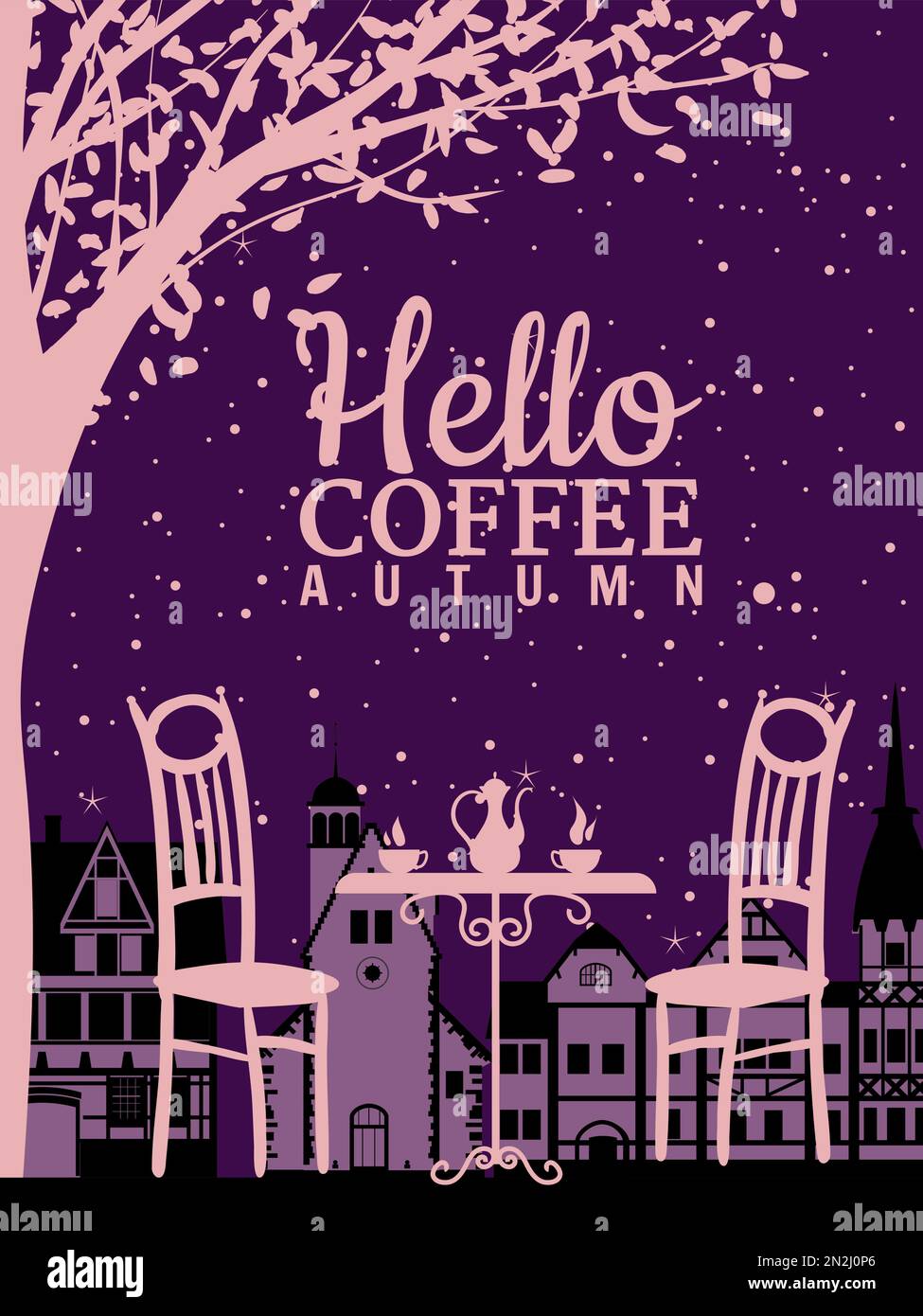 Park city autumn europe Stock Vector Images - Alamy