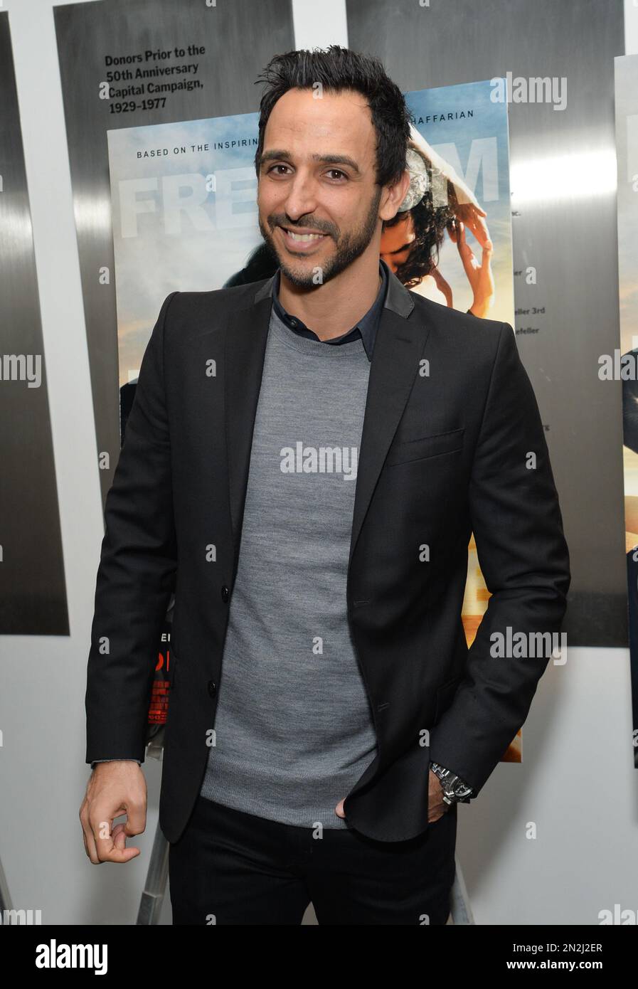 Amir Arison attends a special screening of "Desert Dancer", hosted by ...