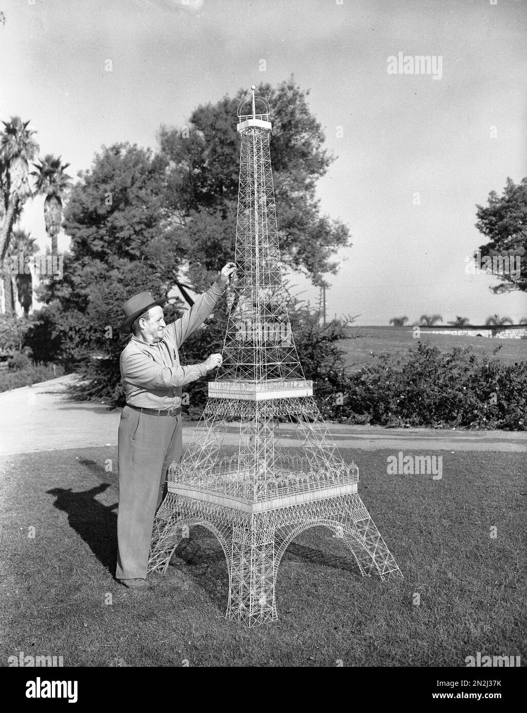 Toothpick Eiffel Tower