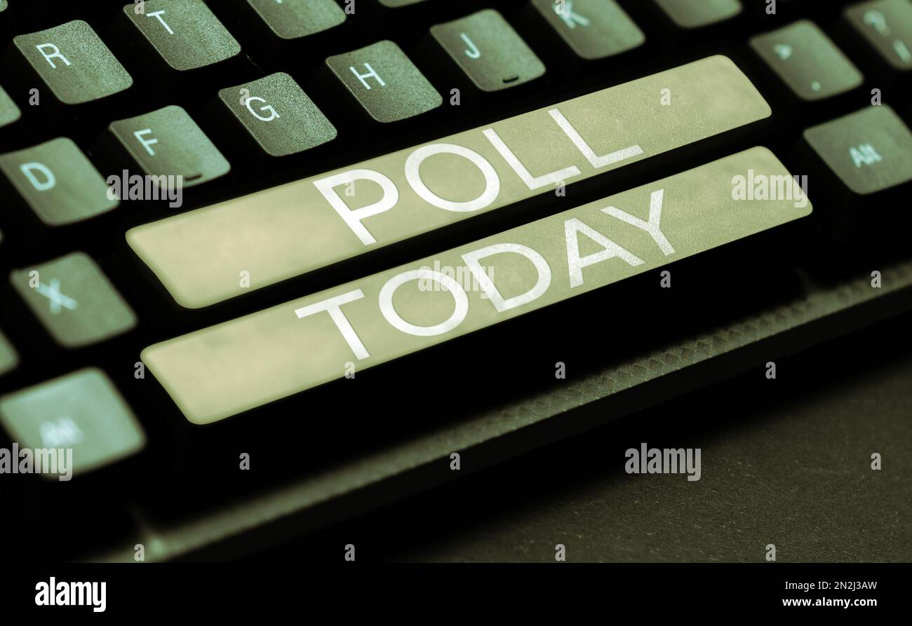 Conceptual display Poll. Concept meaning Record of the number of votes ...