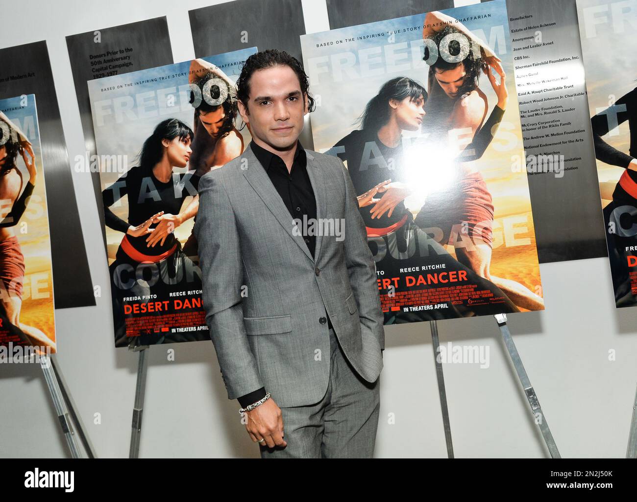 Actor Reece Ritchie attends a special screening of "Desert Dancer ...