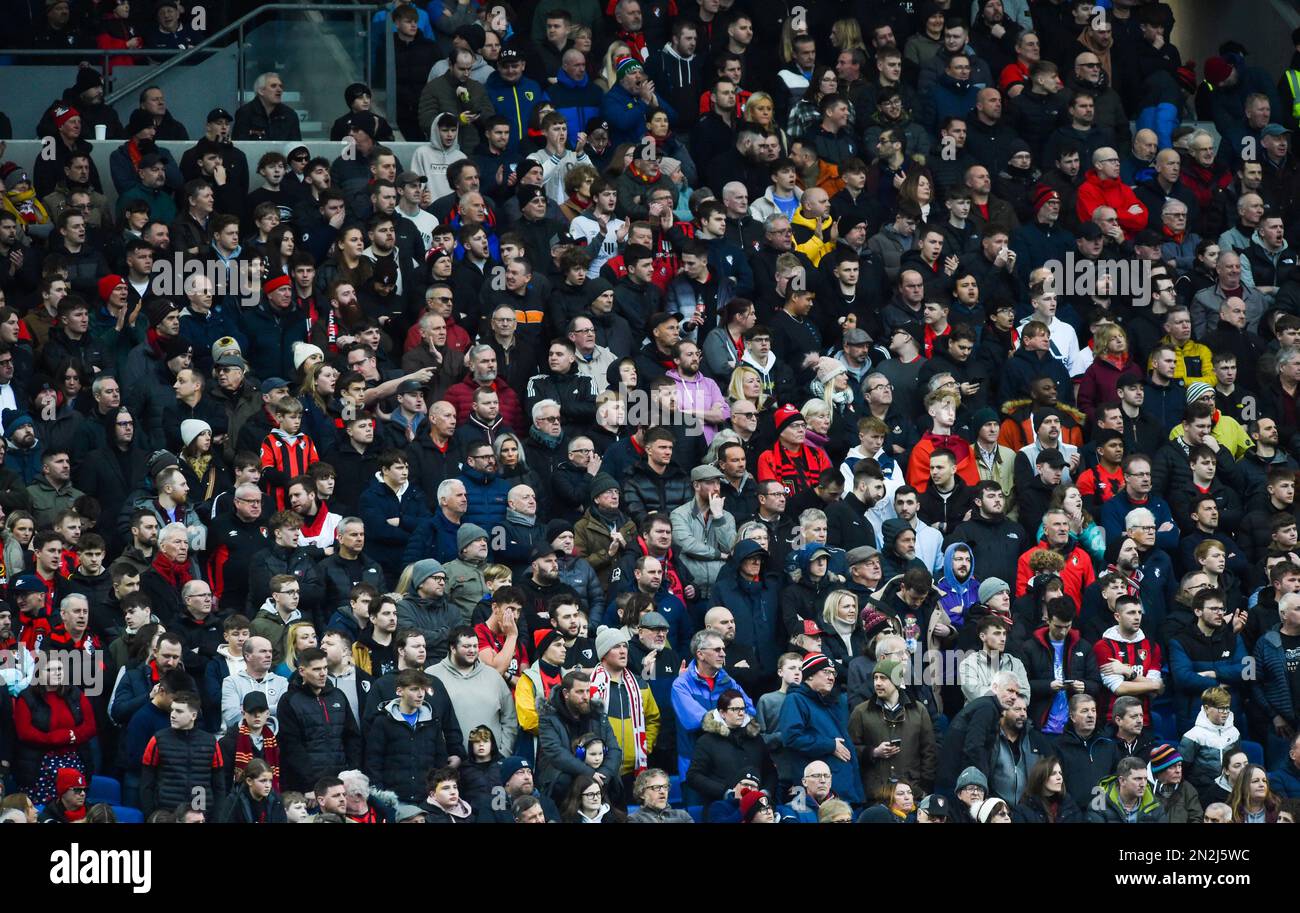 Bournemouth fans uk hi-res stock photography and images - Alamy