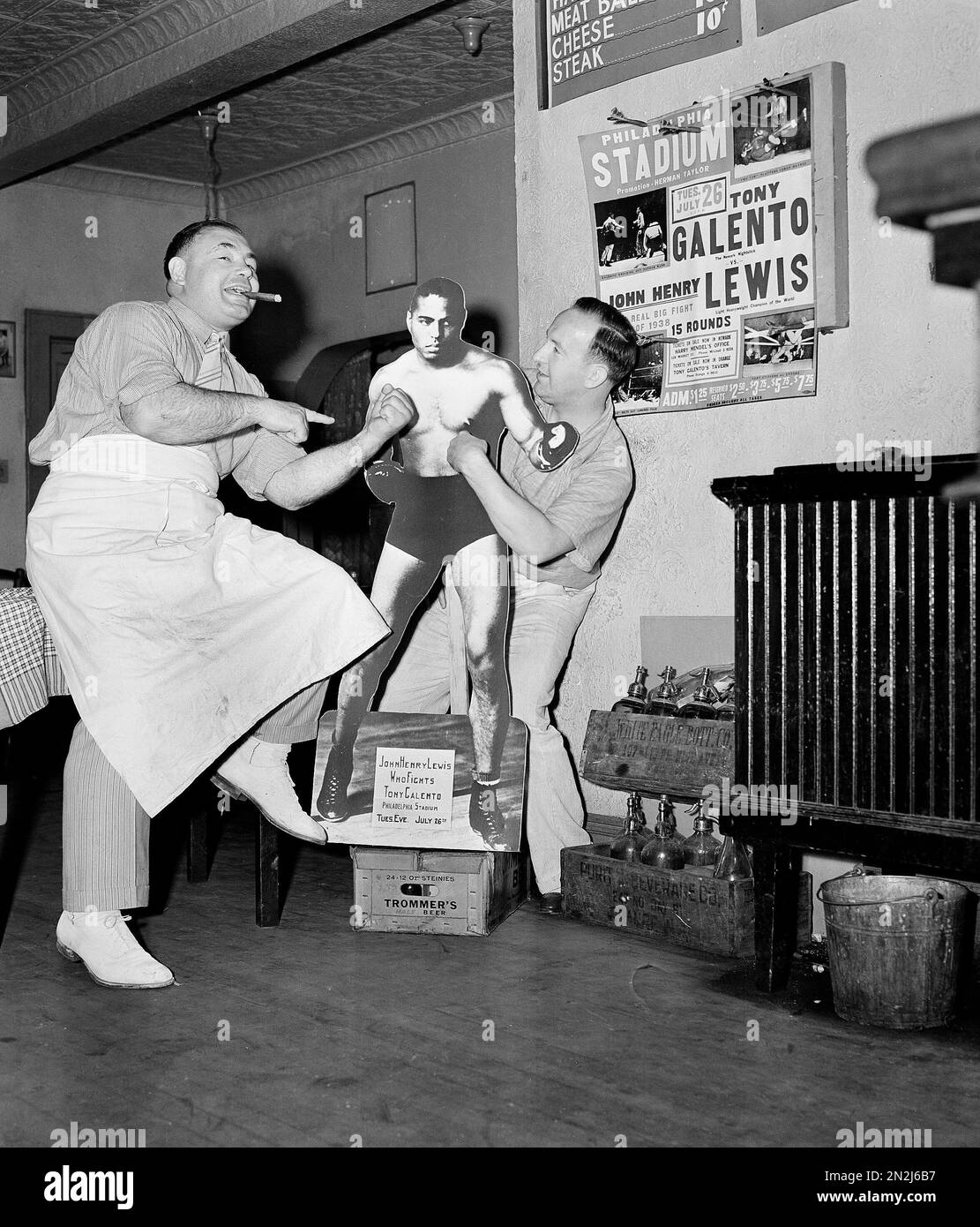 Barrel-chested Tony Galento, left, ranked as the No. 1 heavyweight by ...