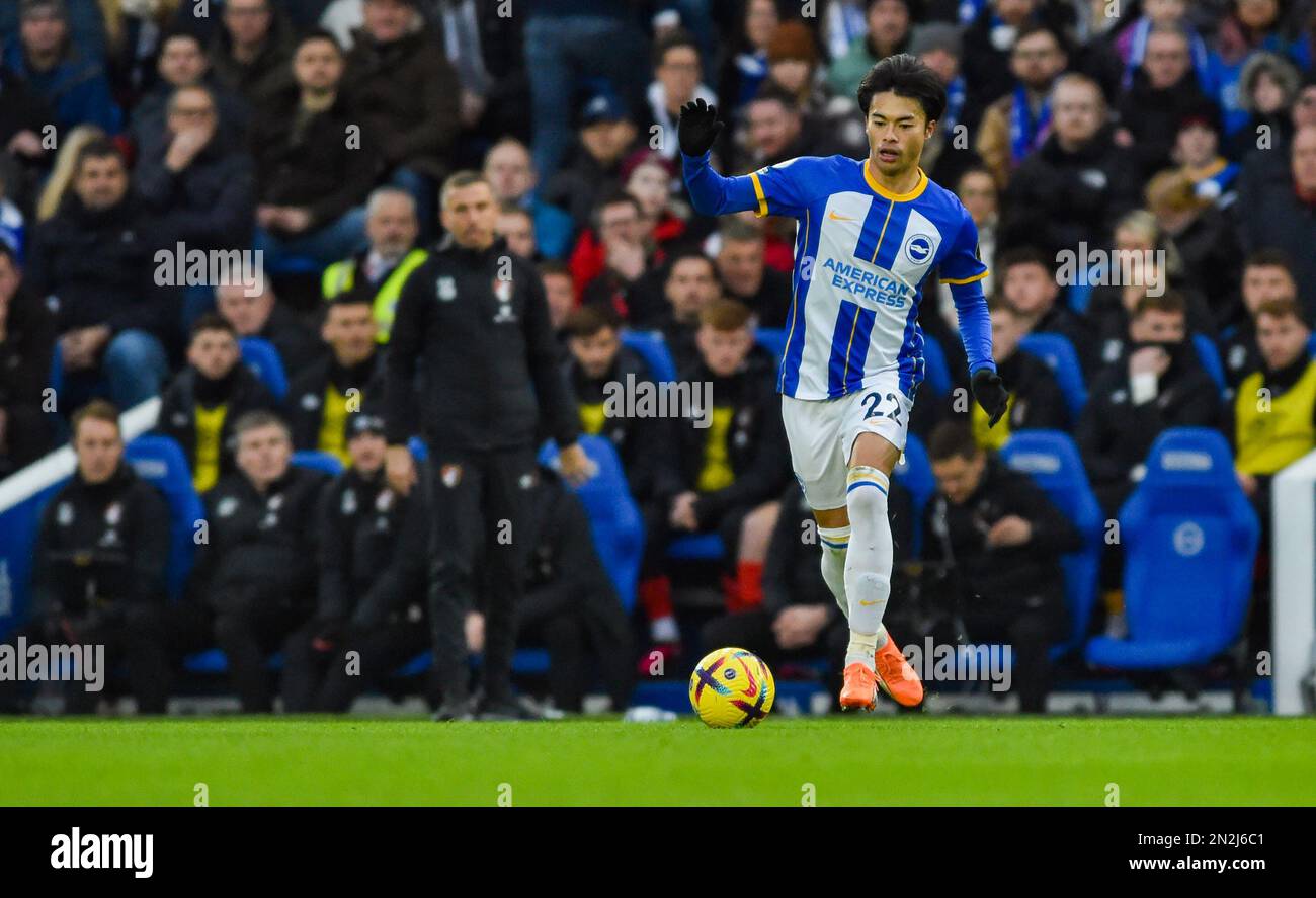 Brighton footballer kaoru mitoma hi-res stock photography and images ...