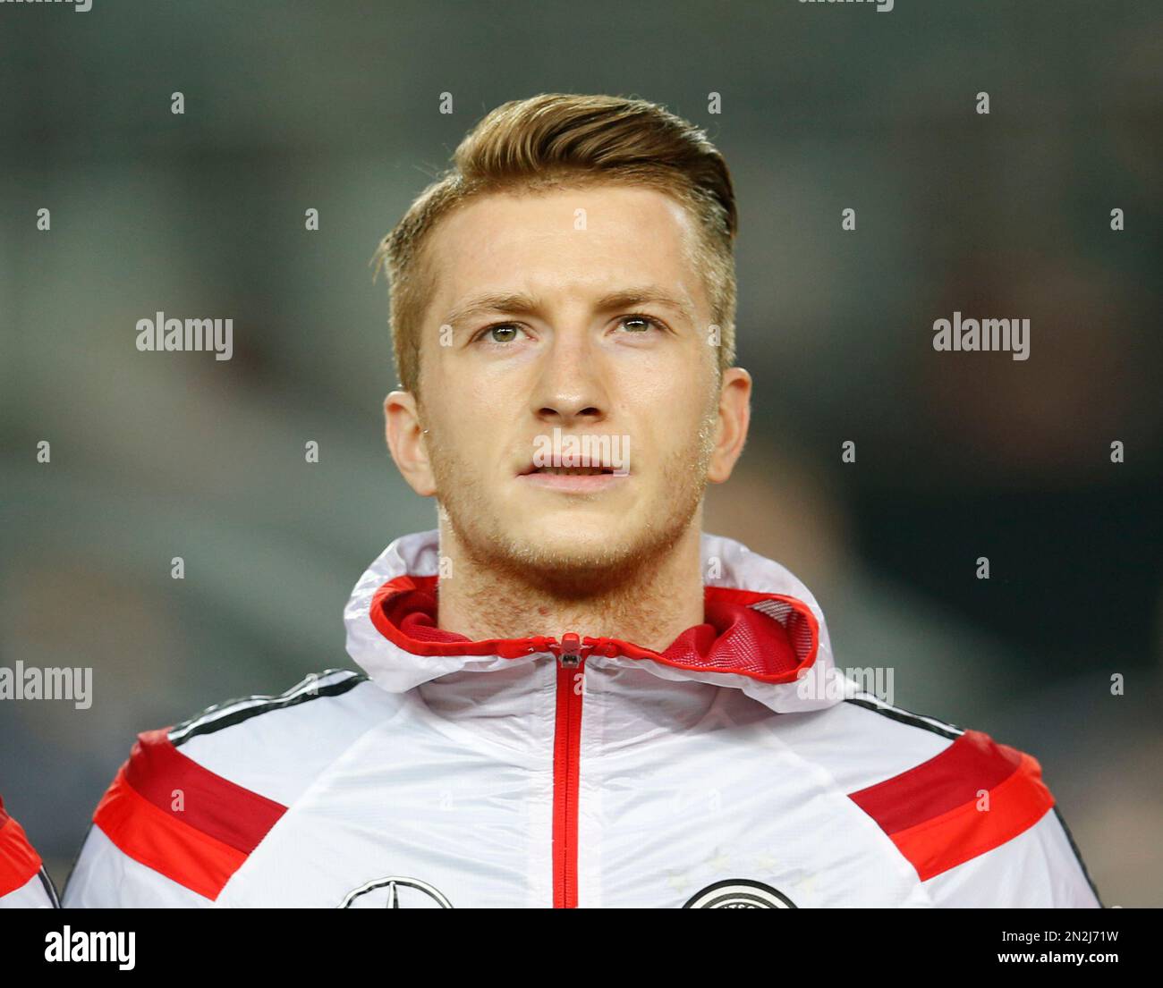 Germany's Marco Reus is seen during a soccer friendly match between ...