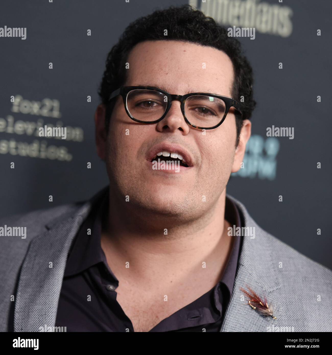 Josh Gad arrives at the LA Premiere of FX's "The Comedians" held at The ...
