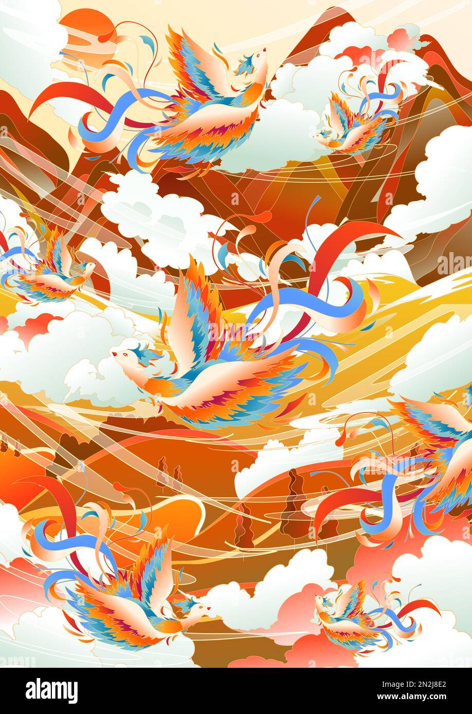 Asian style Chinese style national tide ancient style traditional ...