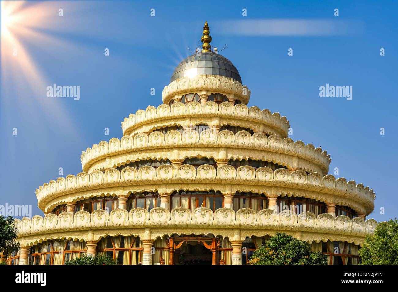 Bangalore, India - 09.01.2023: Close up of a beautiful roof ...