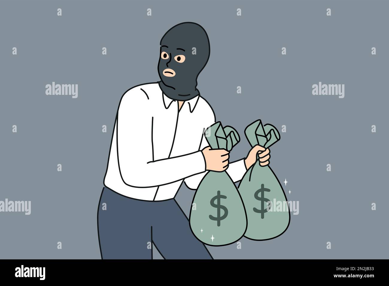 Bank robber balaclava Stock Vector Images - Alamy