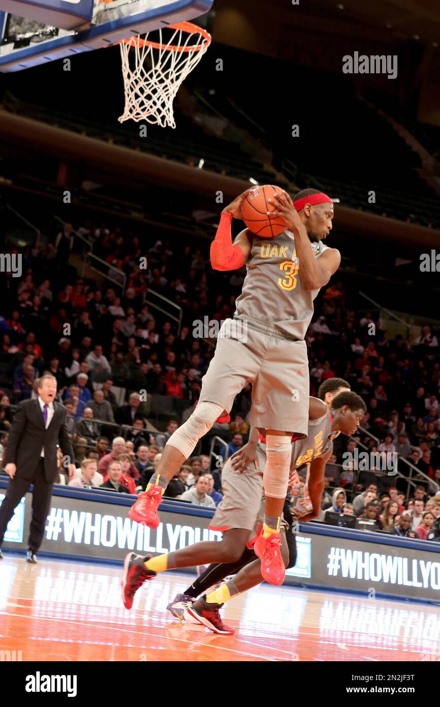 Oak Hill Academy's Terrence Phillips #3 rebounds against Montverde ...