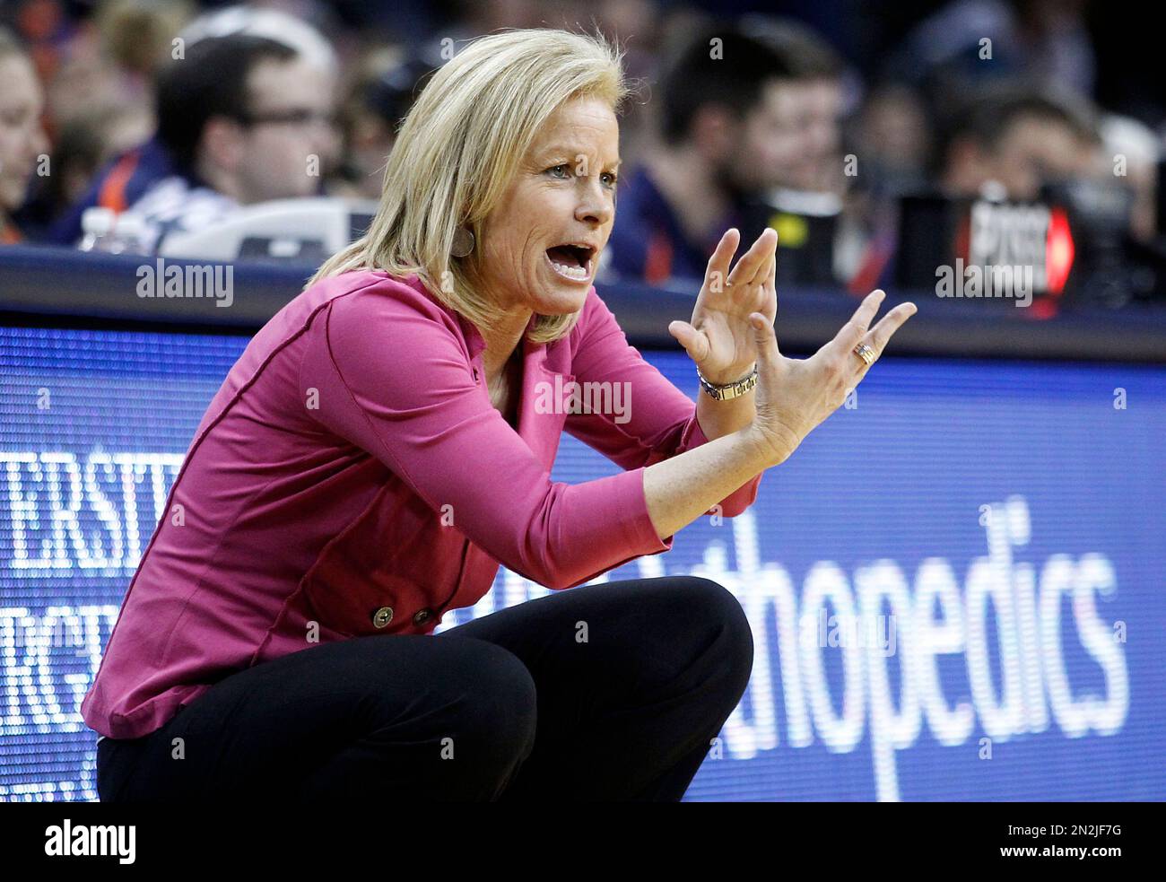 FILE - In this Feb. 15, 2015, file photo, Florida State coach Sue ...