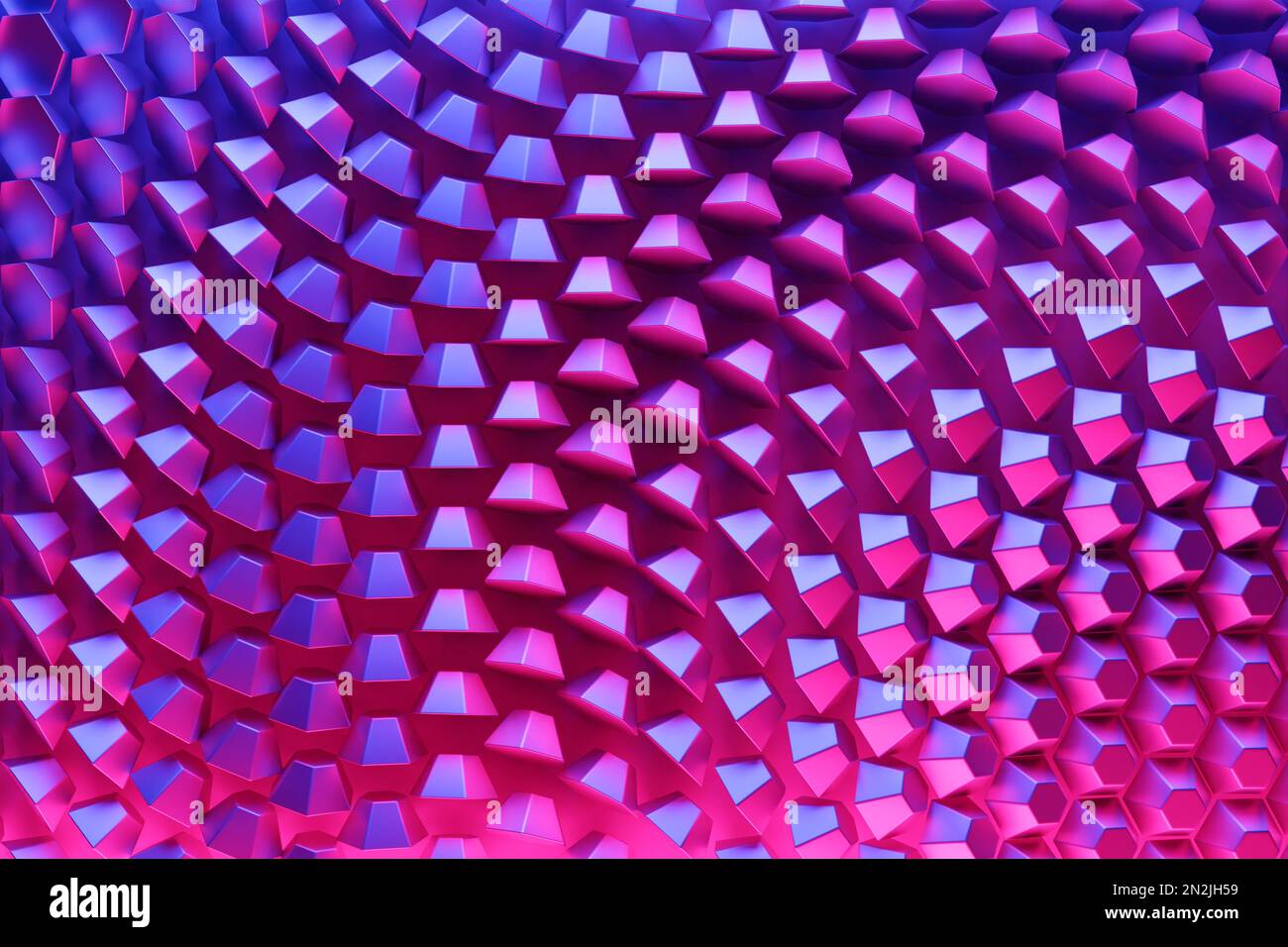Abstract gradient and geometric shapes pattern.Purple pattern, 3D ...