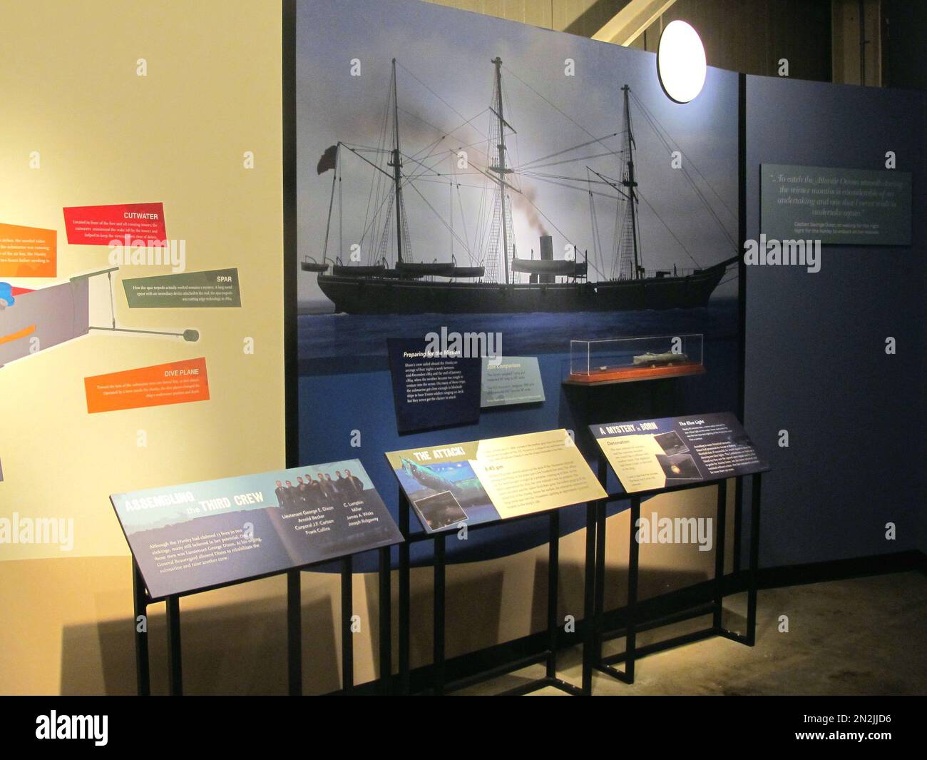 Information is on display at the museum built at the North Charleston ...