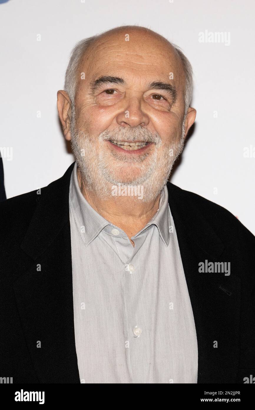 Paris, France. 07/02/2023, Gerard Jugnot attends the Alibi.com 2 ...