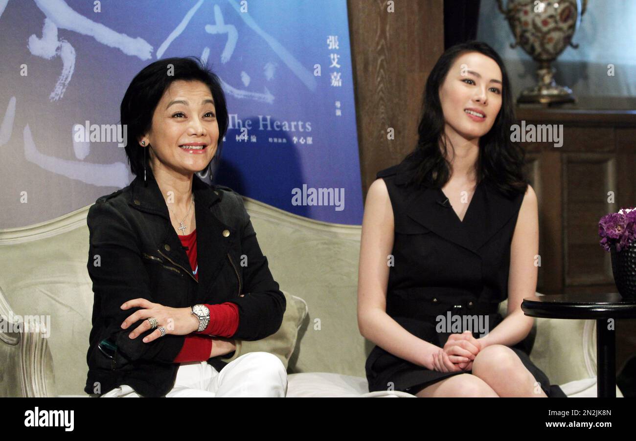 Taiwanese director Sylvia Chang, left, and Macanese actress Isabella ...