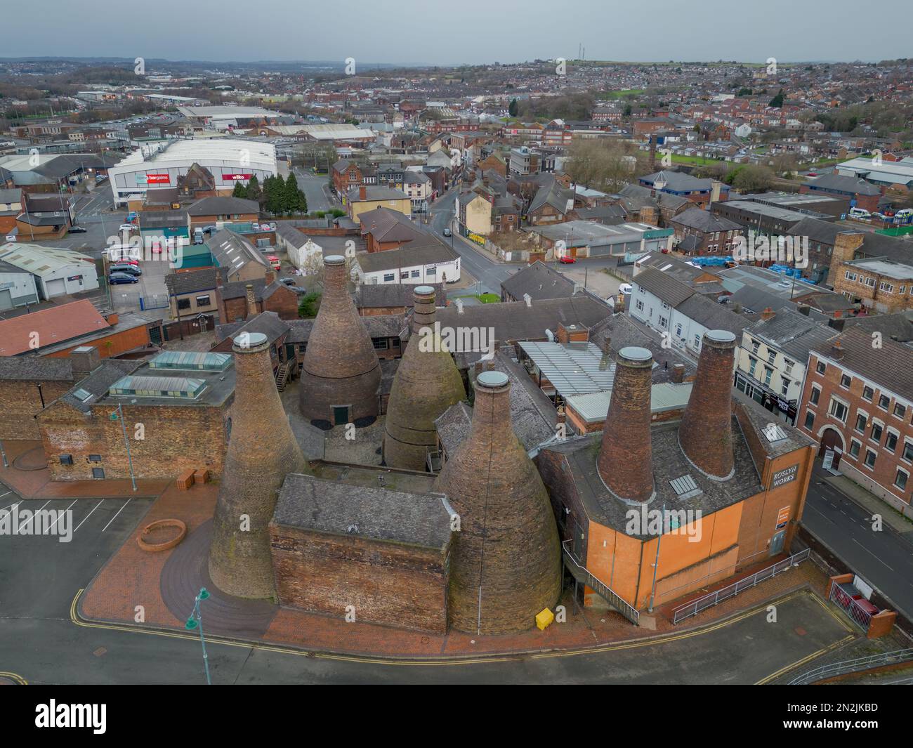 Stoke-on-trent, Staffordshire, England, Old Gladstone Potteries and ...