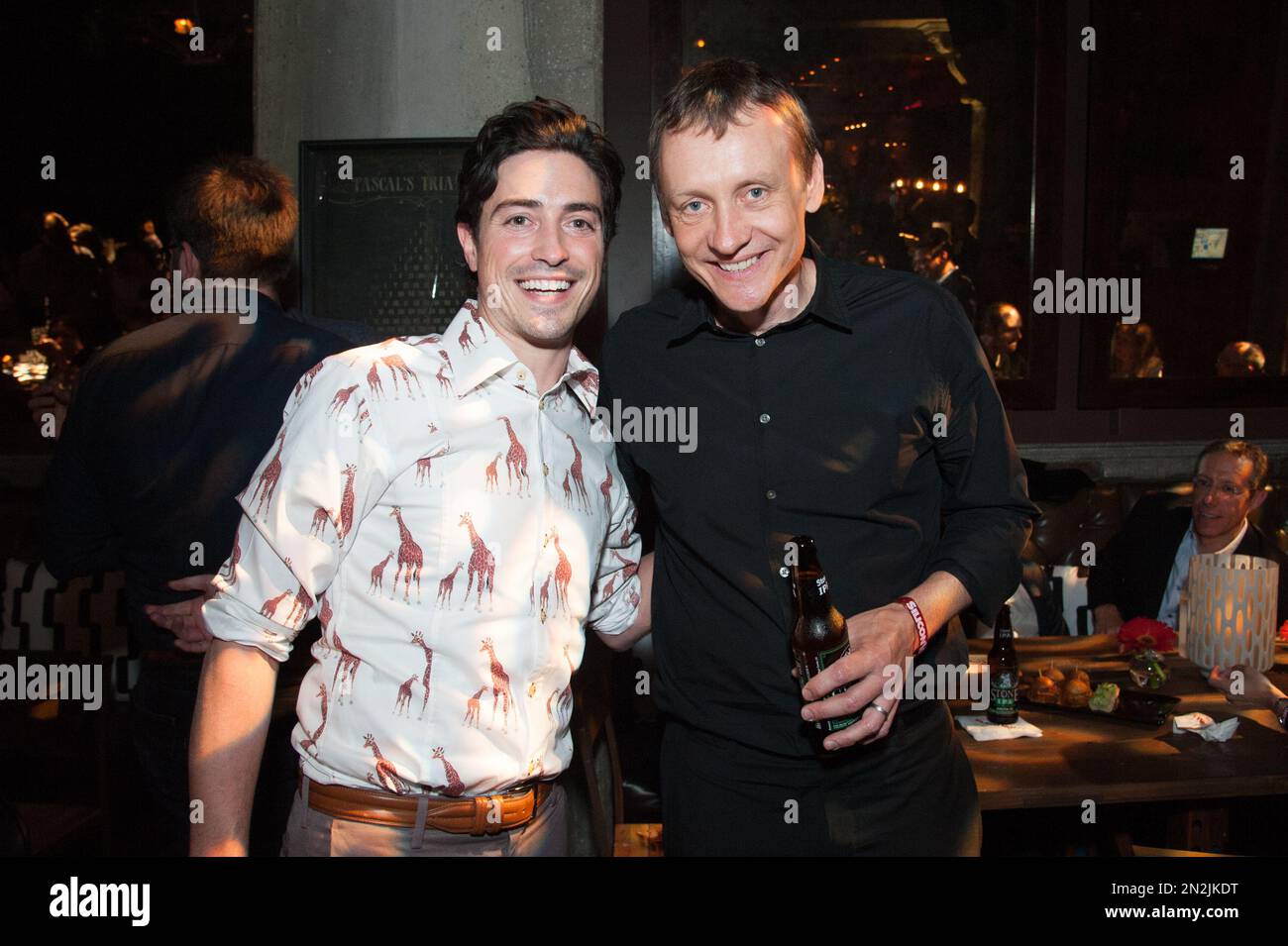 Ben Feldman, left, and Executive Producer/director/writer Alec Berg ...