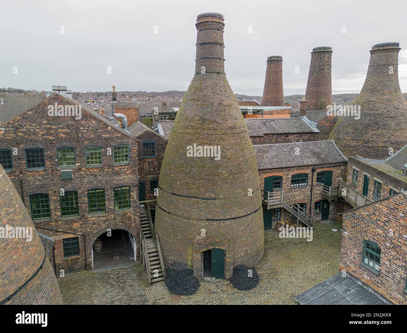 Stoke-on-trent, Staffordshire, England, Old Gladstone Potteries and ...