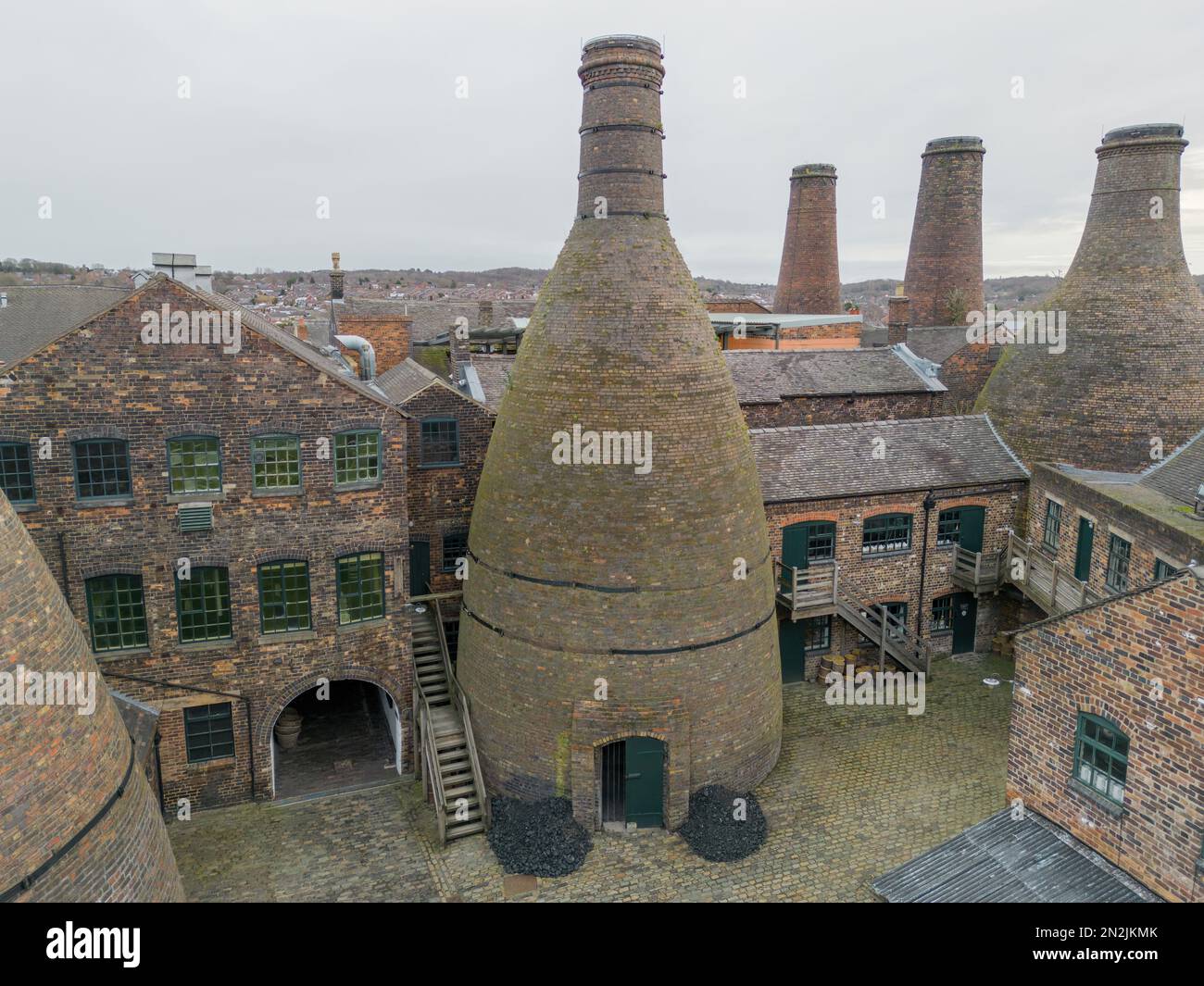 Stoke-on-trent, Staffordshire, England, Old Gladstone Potteries and ...