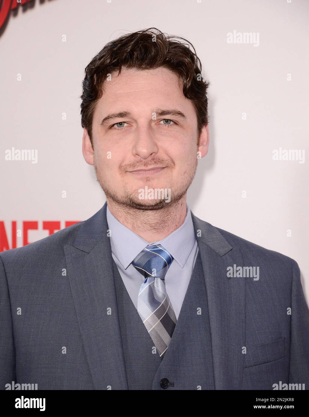 Actor Toby Leonard-Moore attends at the premiere of the Netflix ...