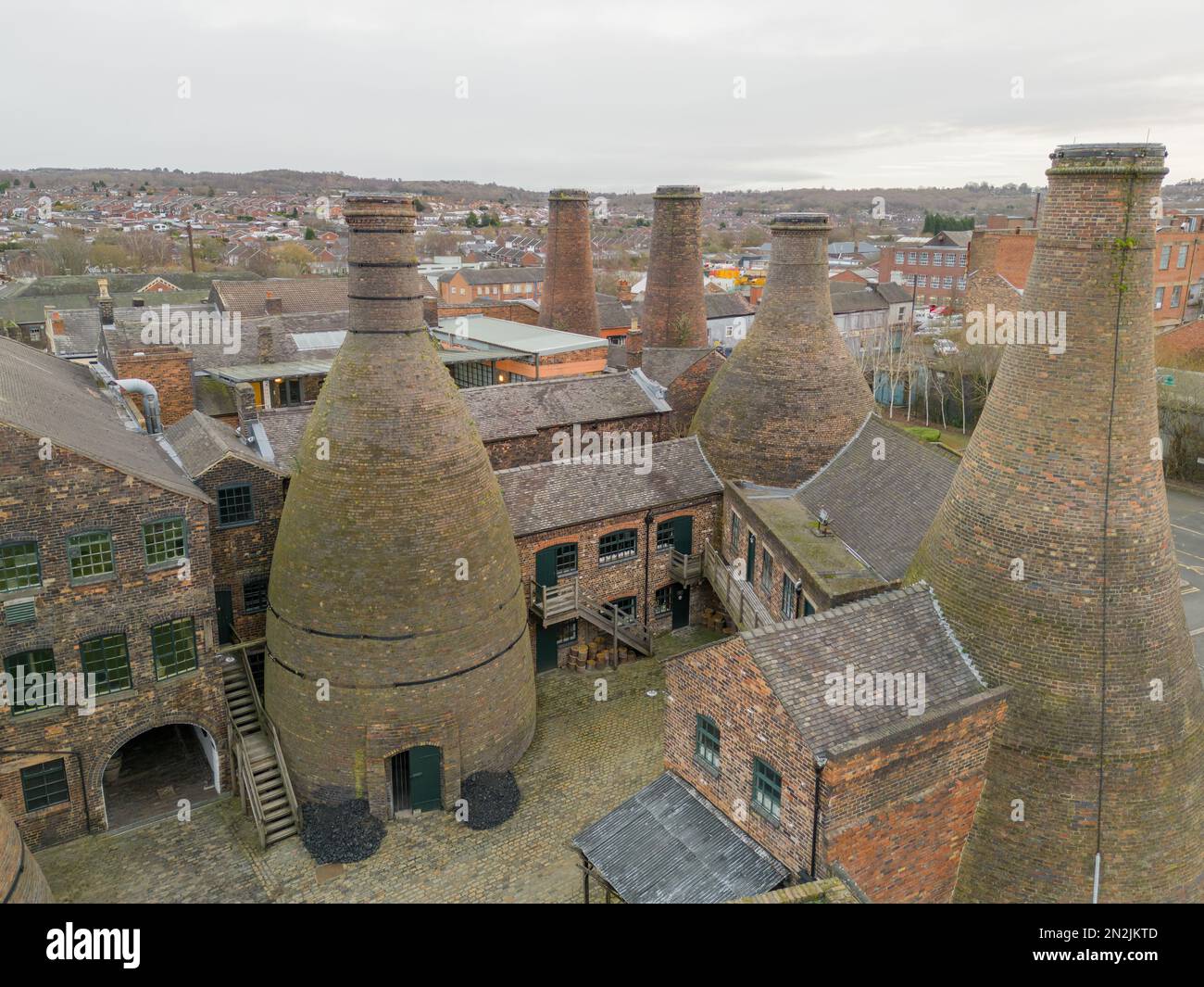 Stoke-on-trent, Staffordshire, England, Old Gladstone Potteries and ...