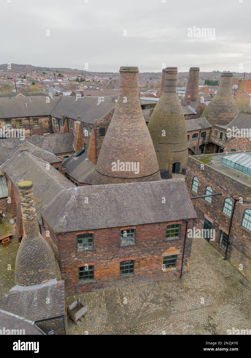 Stoke-on-trent, Staffordshire, England, Old Gladstone Potteries and ...