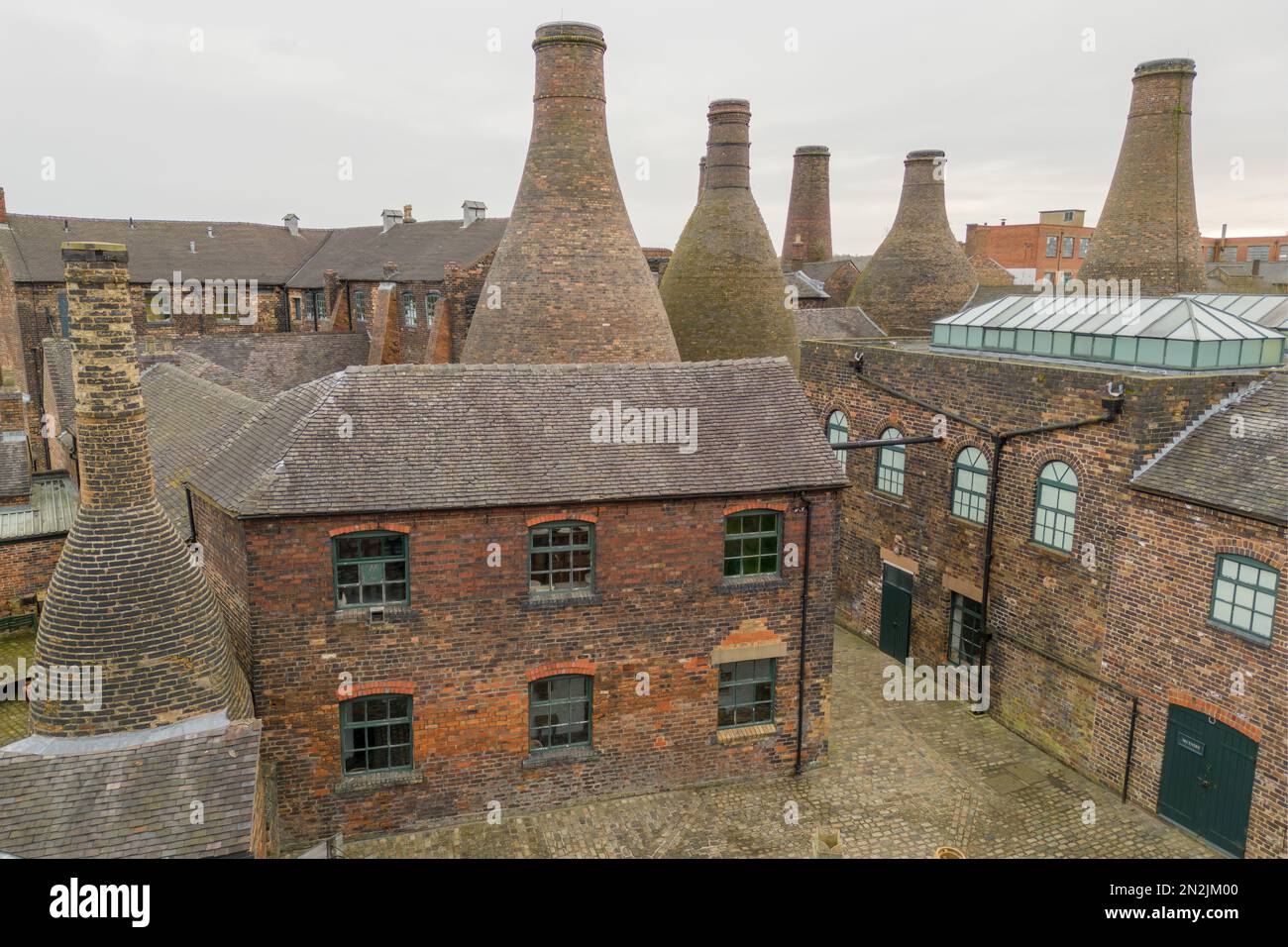Stoke-on-trent, Staffordshire, England, Old Gladstone Potteries and ...