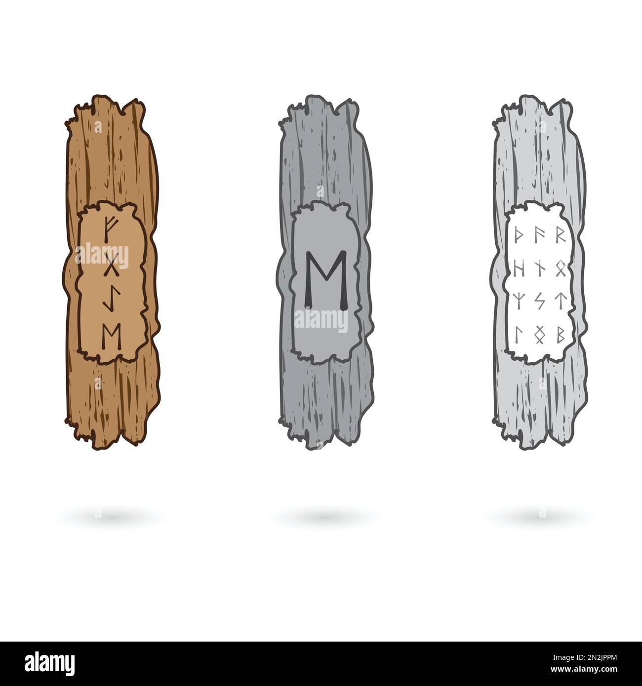 Celtic tree alphabet hi-res stock photography and images - Alamy