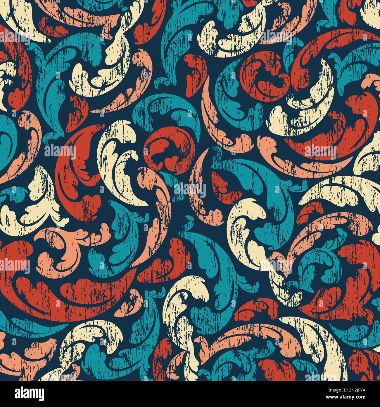 Floral grunge cool color background Stock Vector Image & Art - Alamy