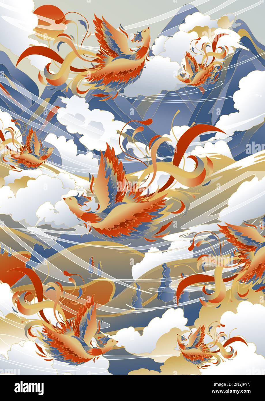 Asian style Chinese style national tide ancient style traditional ...