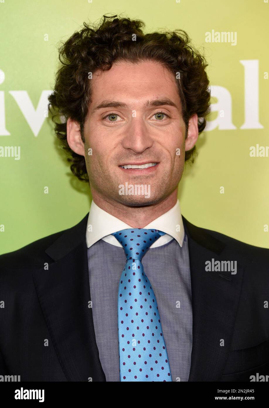 Justin Fichelson arrives at the NBC Universal Summer Press Day at The ...