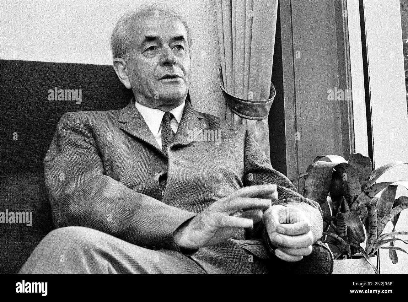 Albert Speer, the man who ran Hitler's war machine is pictured, Sept ...