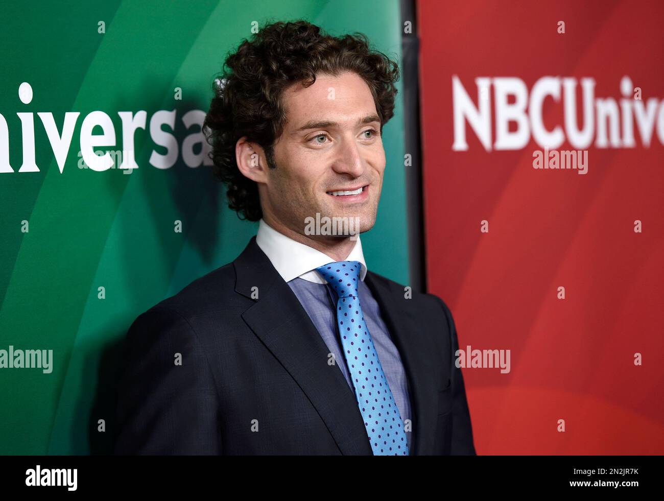 Justin Fichelson arrives at the NBC Universal Summer Press Day at The ...