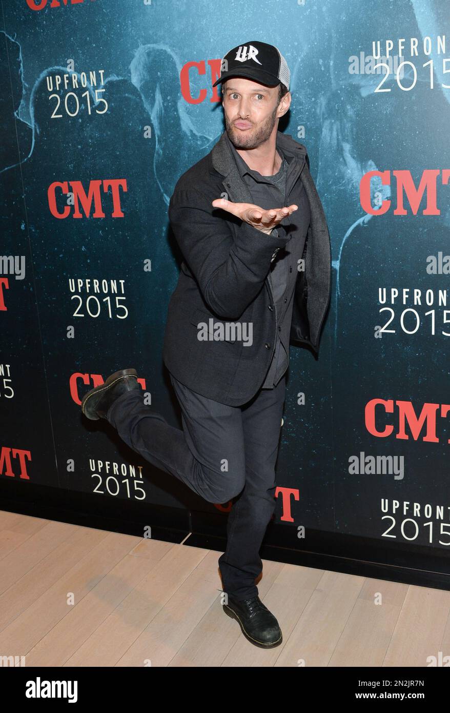 Comedian Josh Wolf attends the 2015 CMT Upfront event at the ...