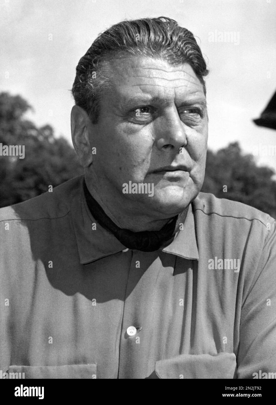 Former German S.S. parachutist Colonel Otto Skorzeny at his new ...