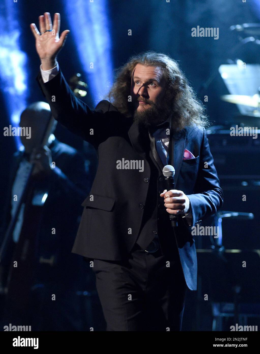 Jim James performs at the David Lynch Foundation Music Celebration at ...