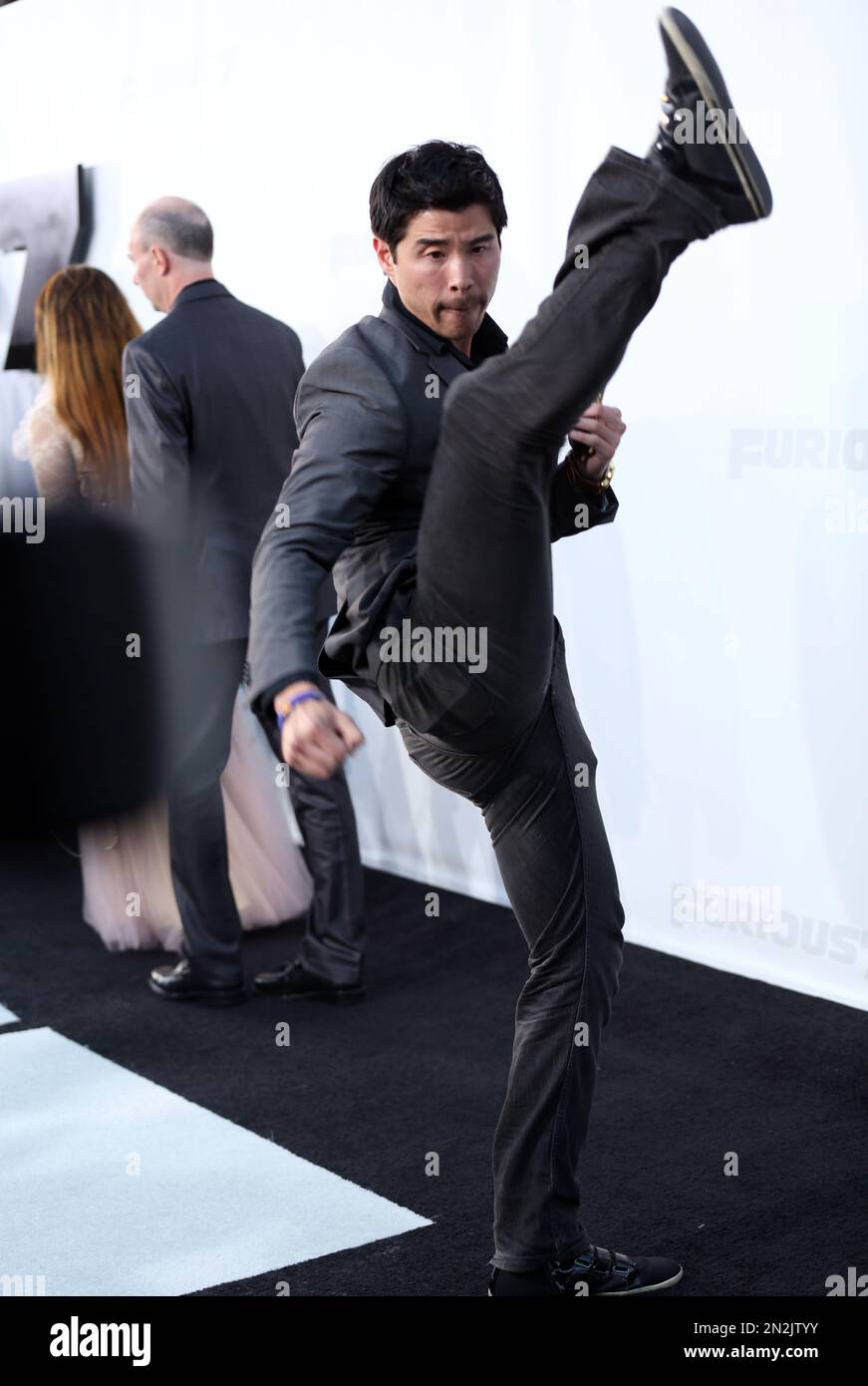 Jon Lee Brody arrives at the premiere of "Furious 7" at the TCL Chinese ...