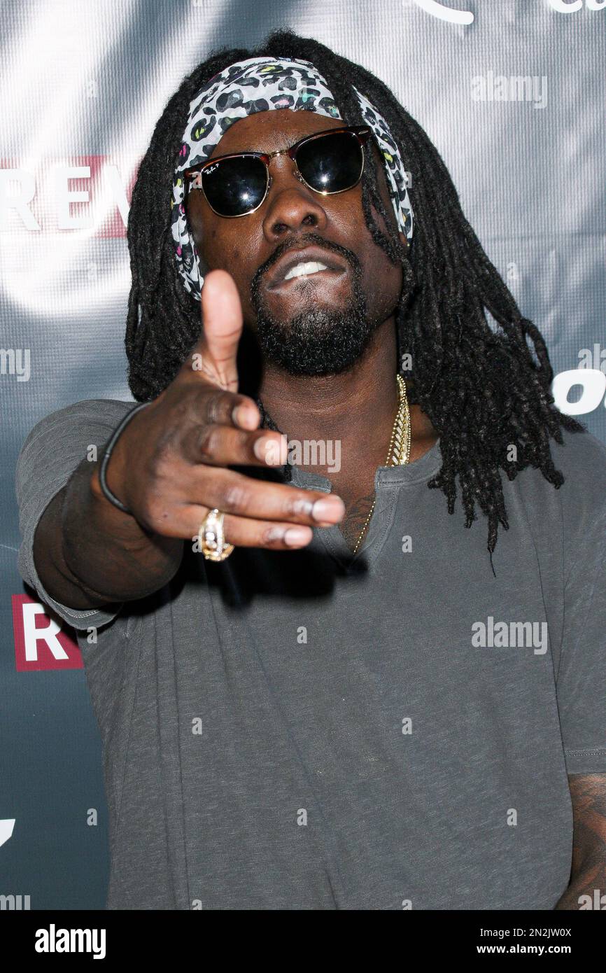 Wale arrives at the "Furious 7" Takeover held at the Revolt Live ...