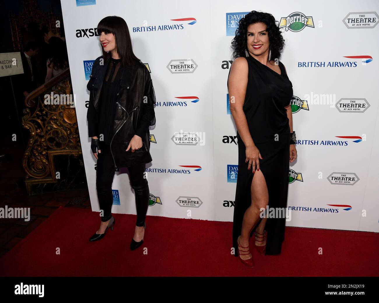 Karen O, left, and Rebekah Del Rio attend the David Lynch Foundation ...