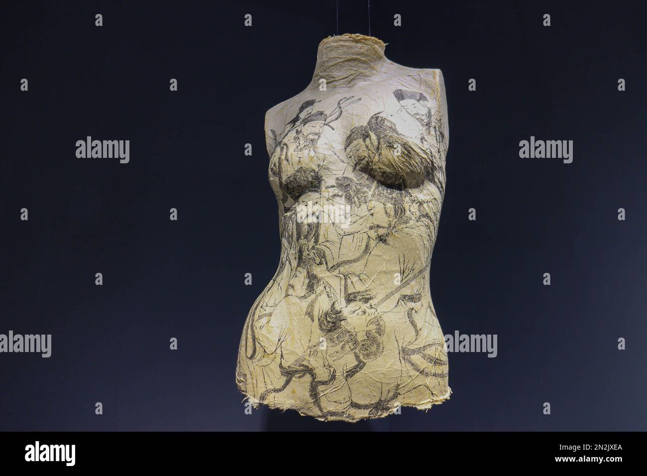 A body sculpture with beautiful patterns Stock Photo - Alamy