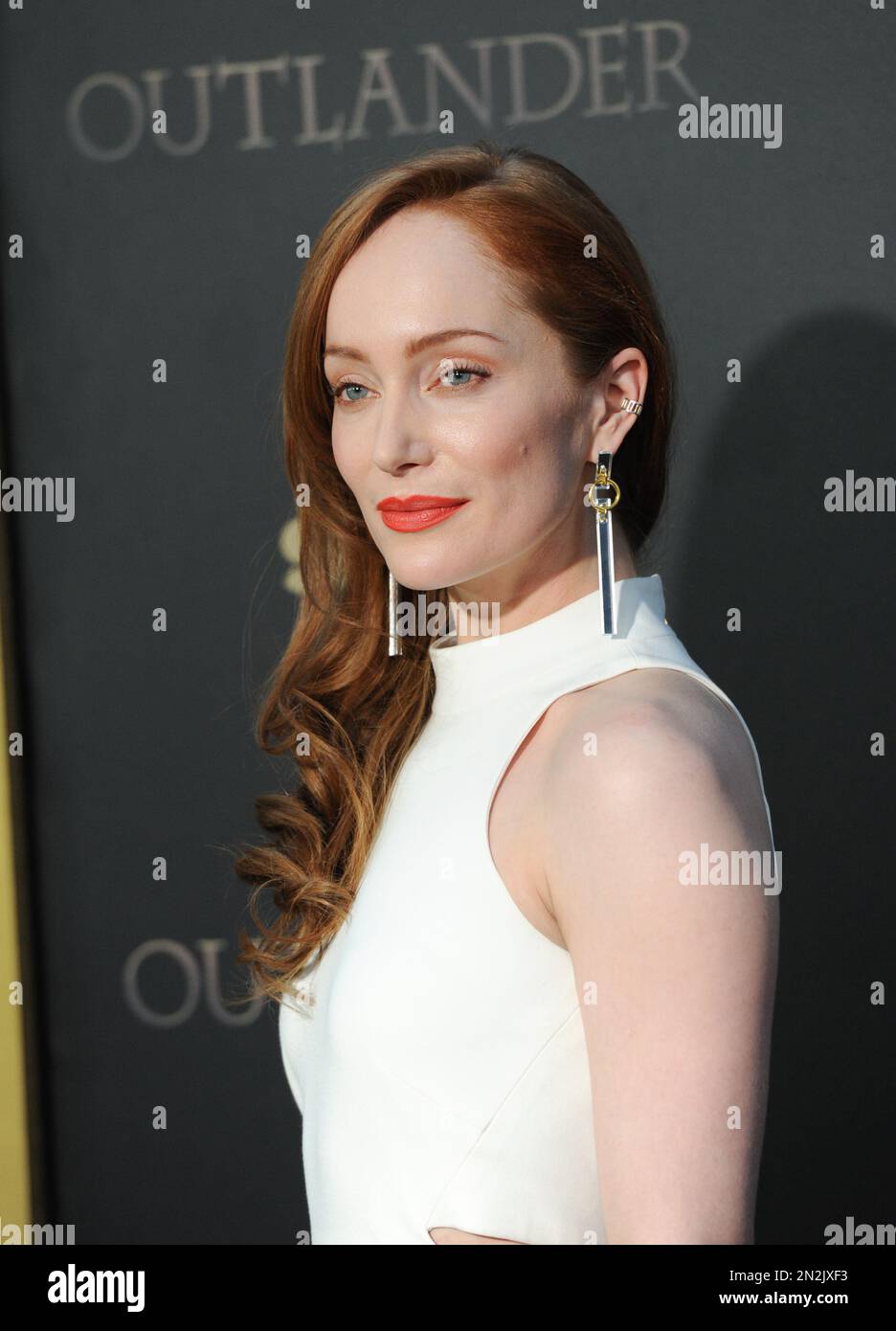 Actress Lotte Verbeek attends the STARZ mid-season premiere of ...