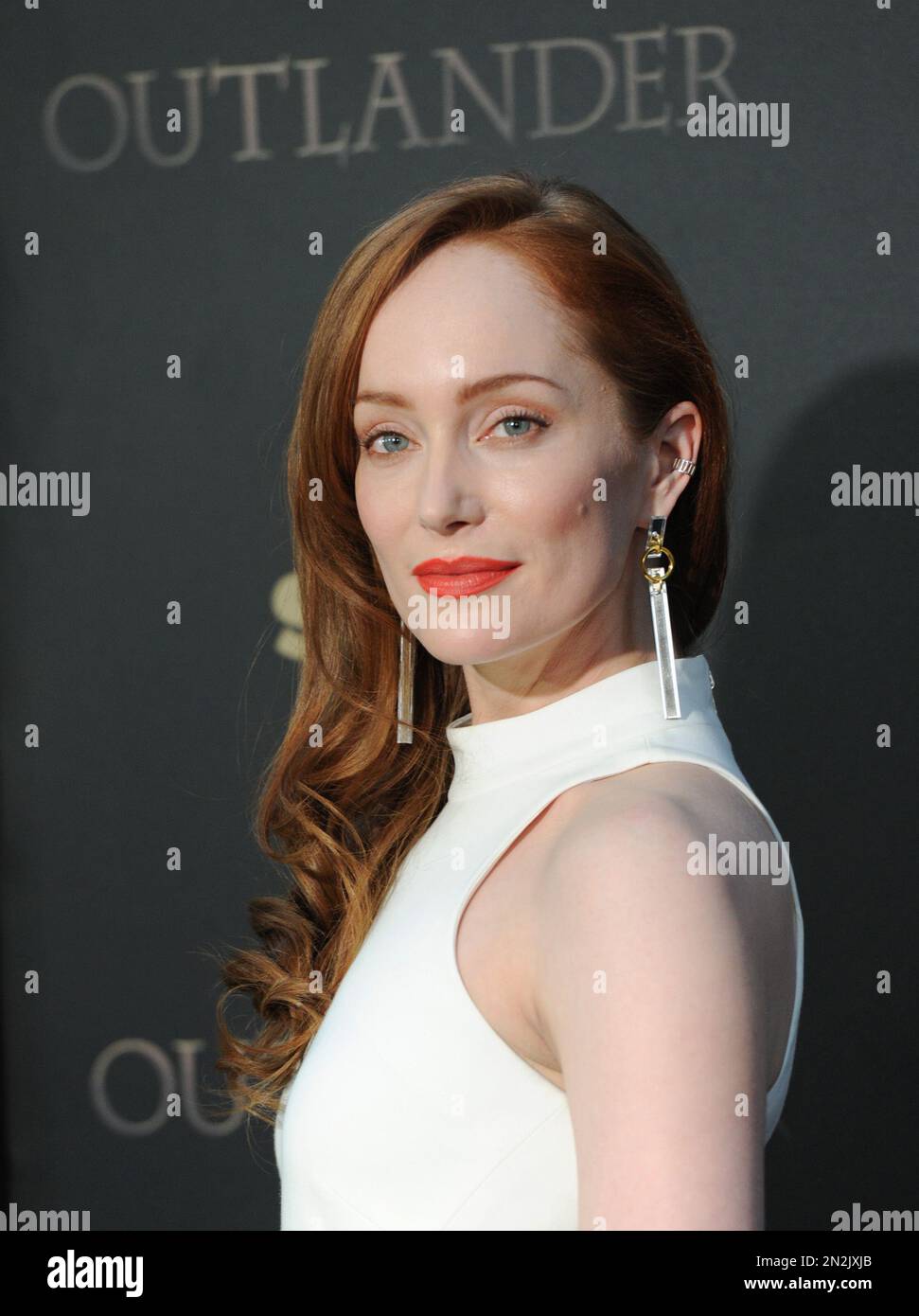 Actress Lotte Verbeek attends the STARZ mid-season premiere of ...